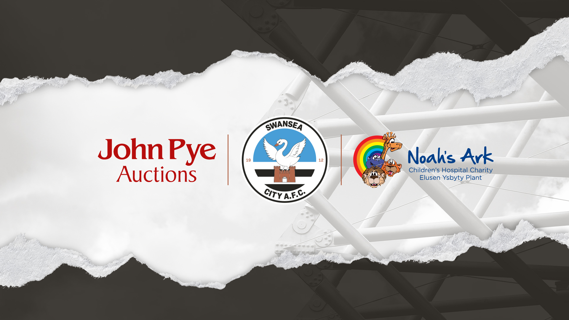 Swansea City and John Pye launch auction in aid of Noah's Ark charity ...
