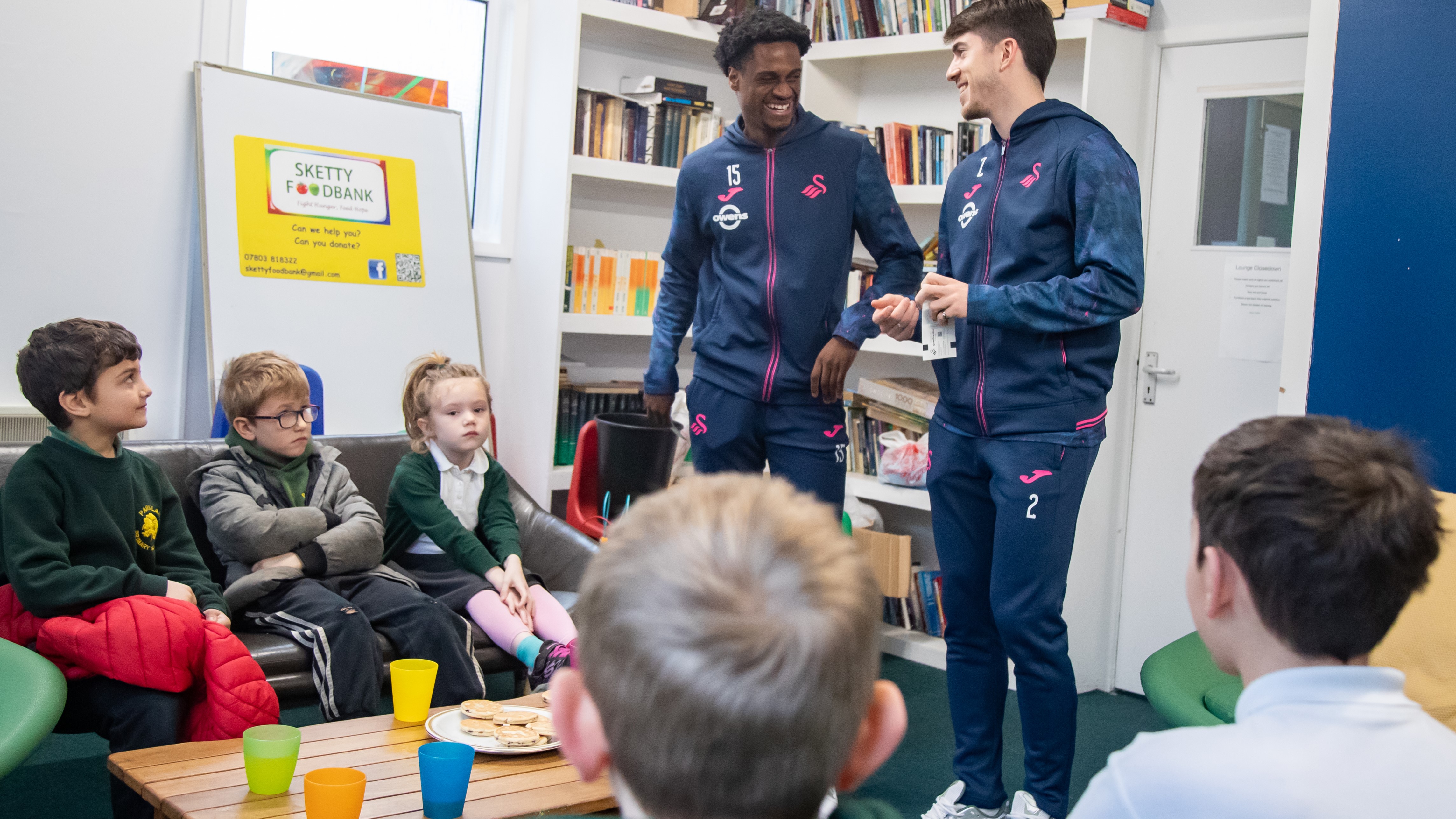 Christmas Week of Giving | Josh Key and Nathanael Ogbeta visit Sketty ...