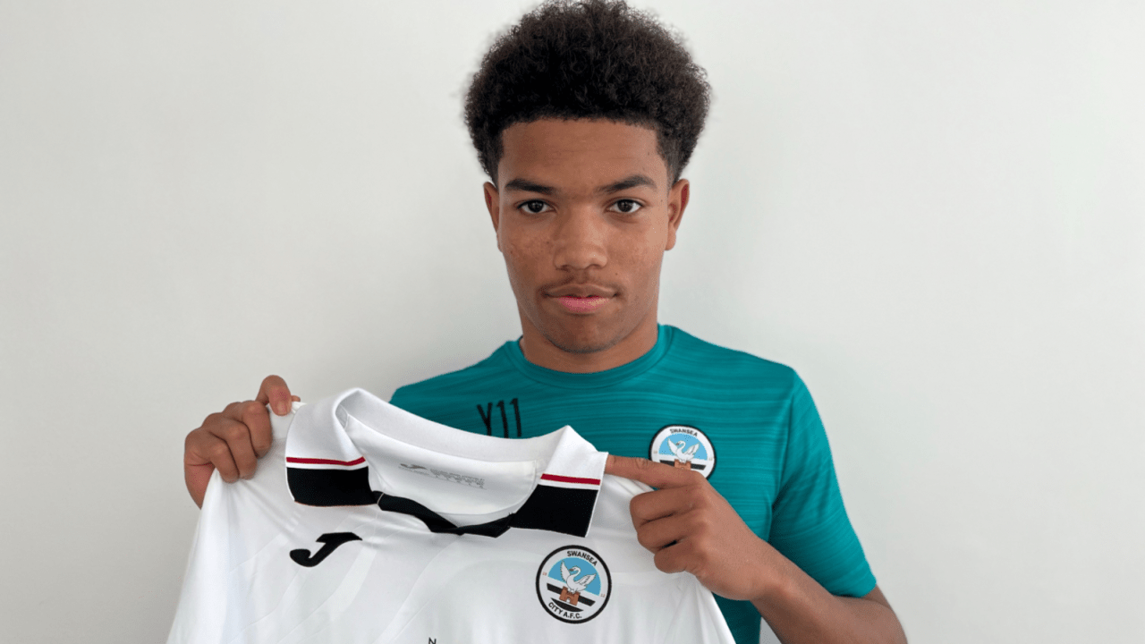 First professional contract for Swansea City forward Kyrell Wilson ...