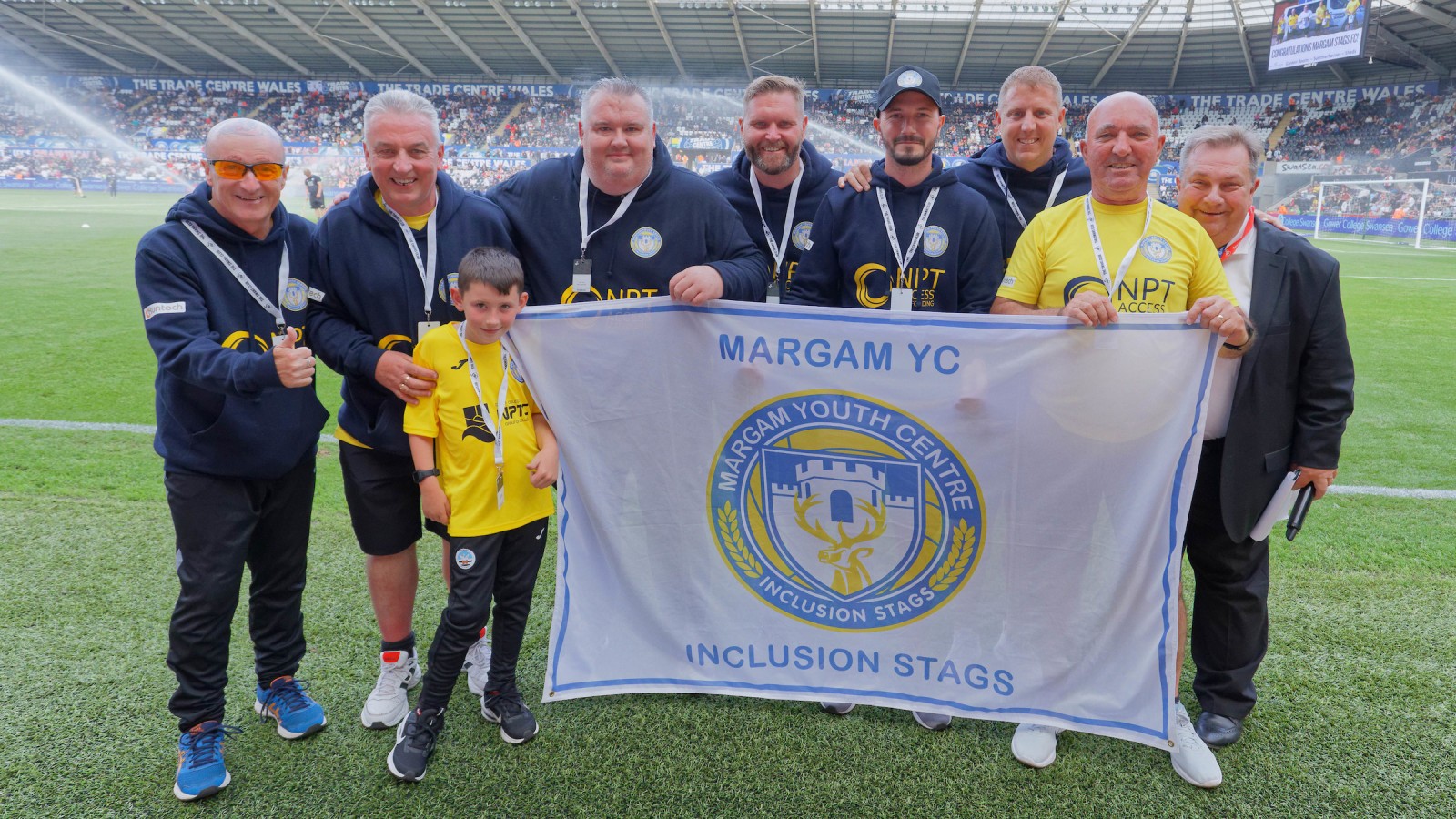 Local inclusion football team raising money with 170-mile walk | Swansea