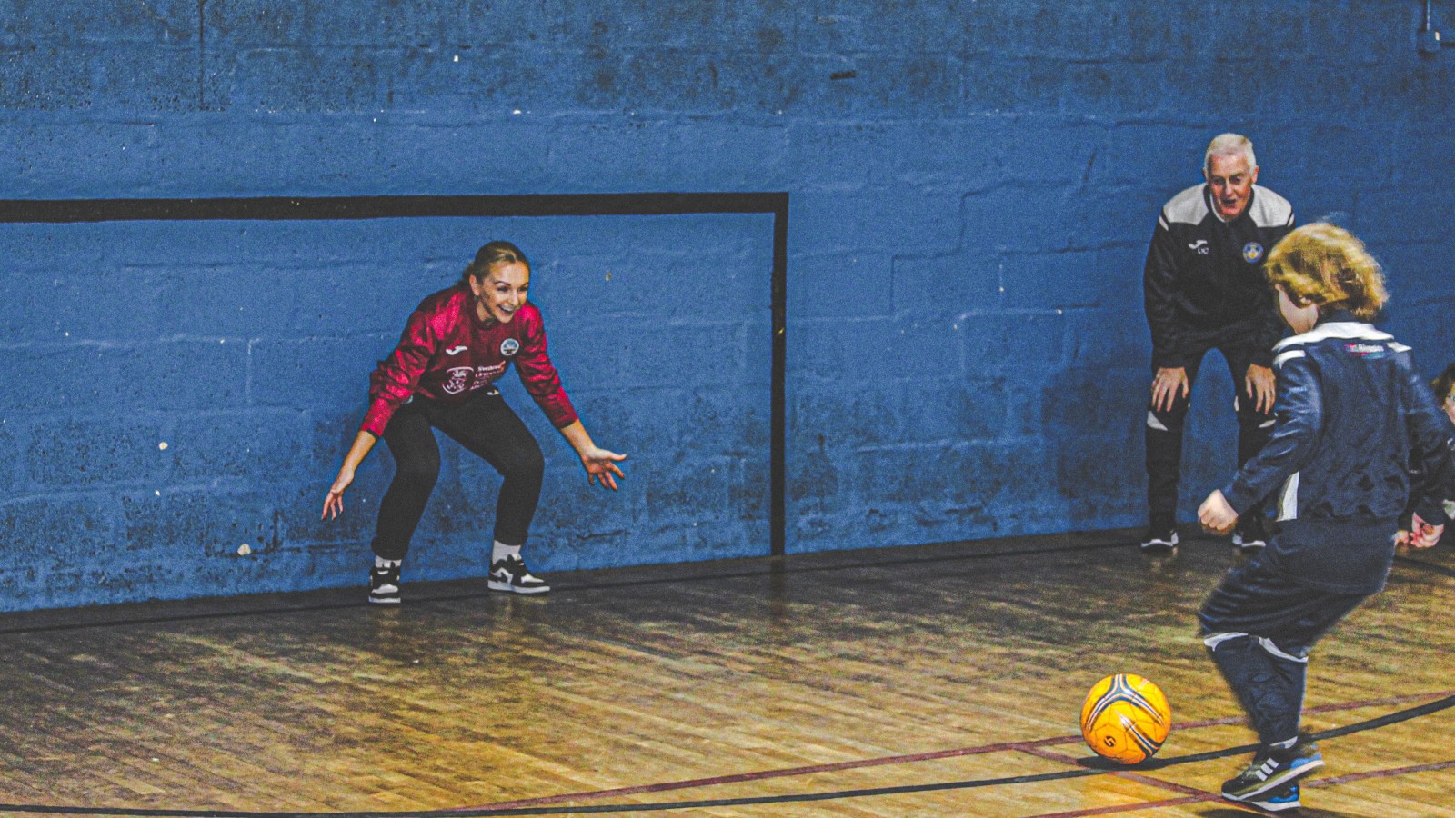 Swans Ladies players visit Margam Stags Inclusion and girls training ...