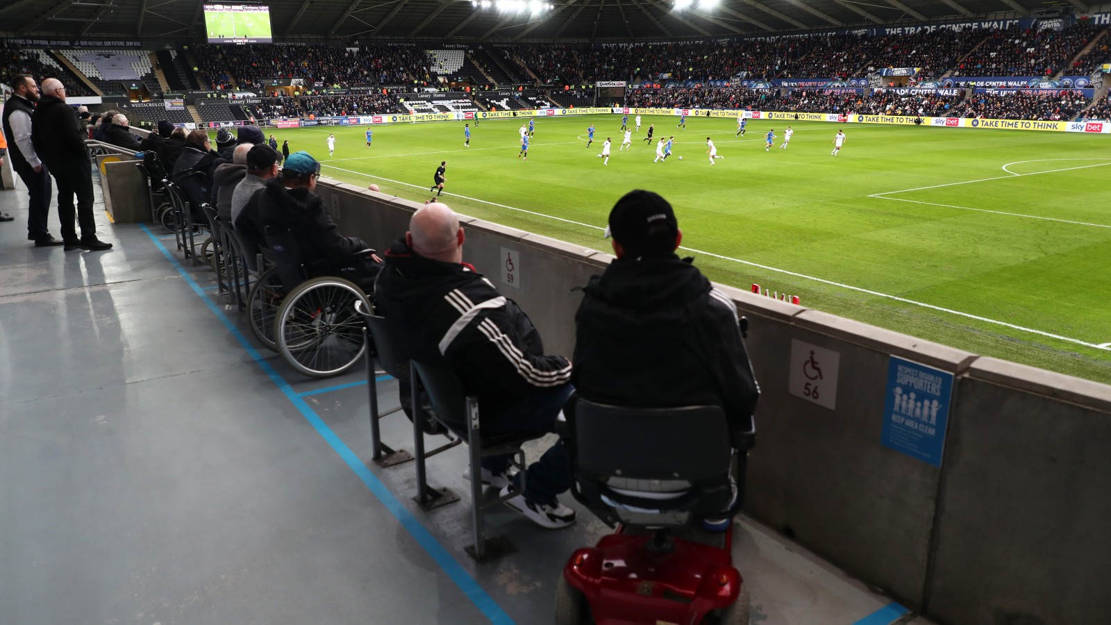 Accessible facilities inside the Swansea.com Stadium | Swansea