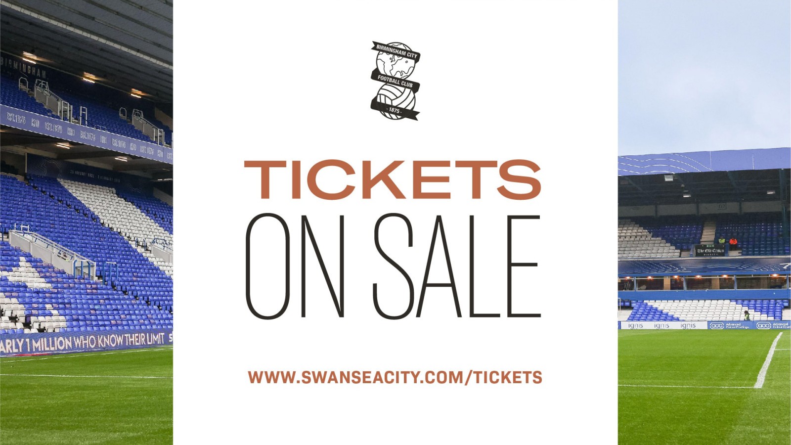 Tickets on sale for Birmingham City away fixture | Swansea