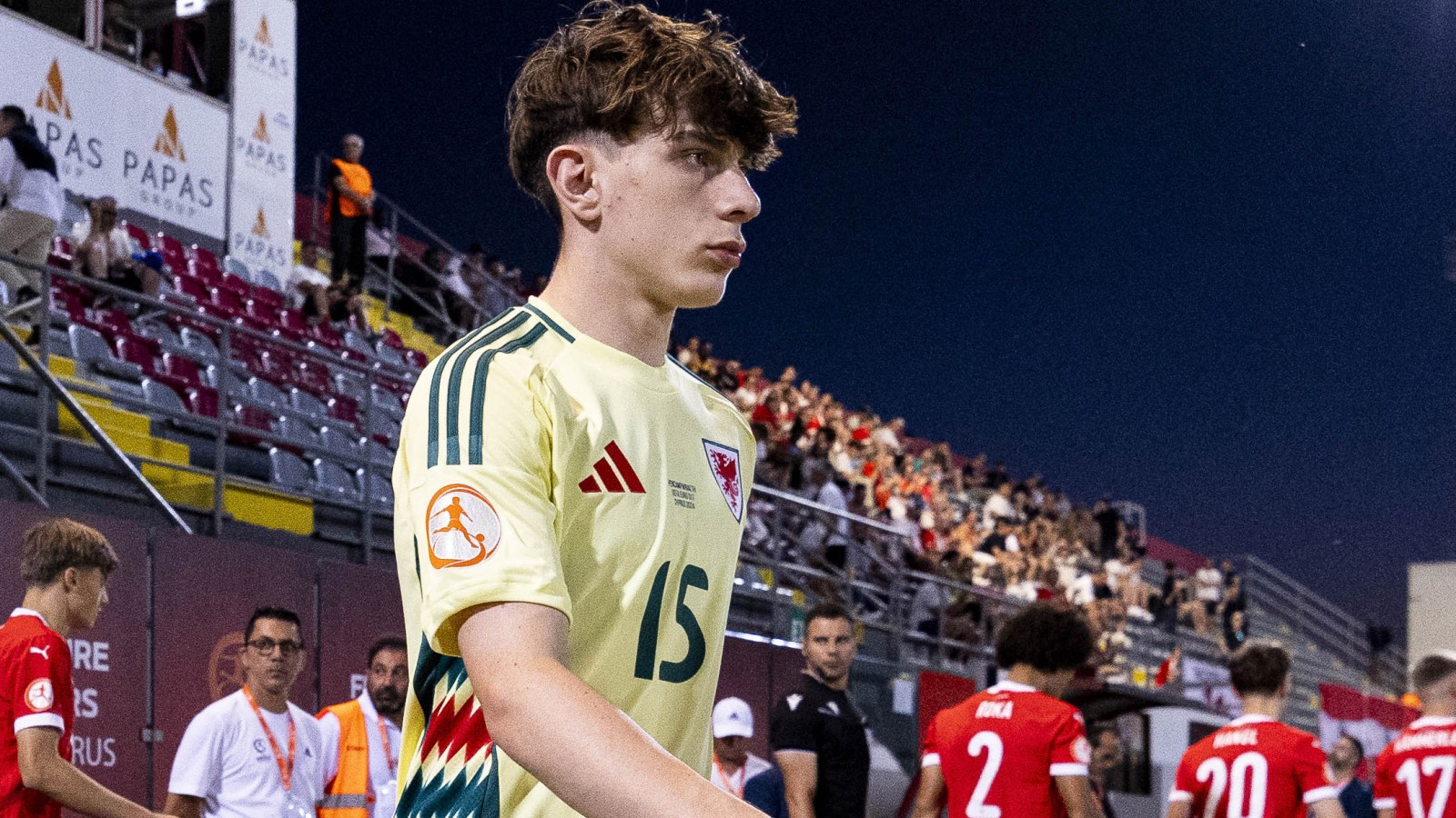 Iestyn Jones and Harlan Perry feature for Wales in European Under-17 ...