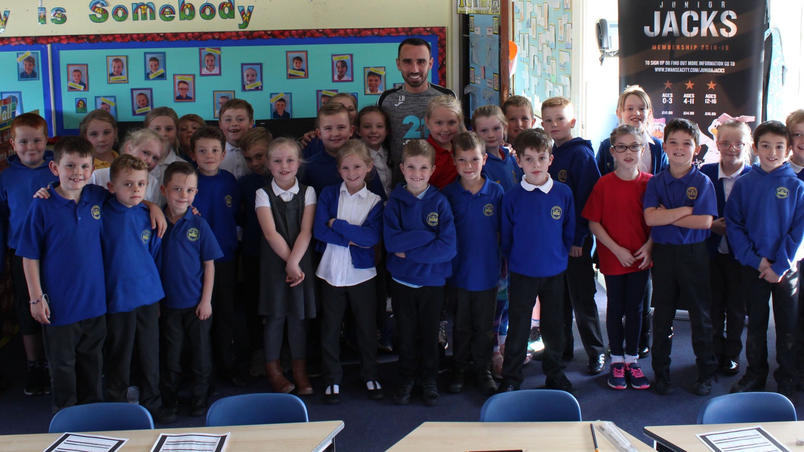 Leon goes back to school | Swansea