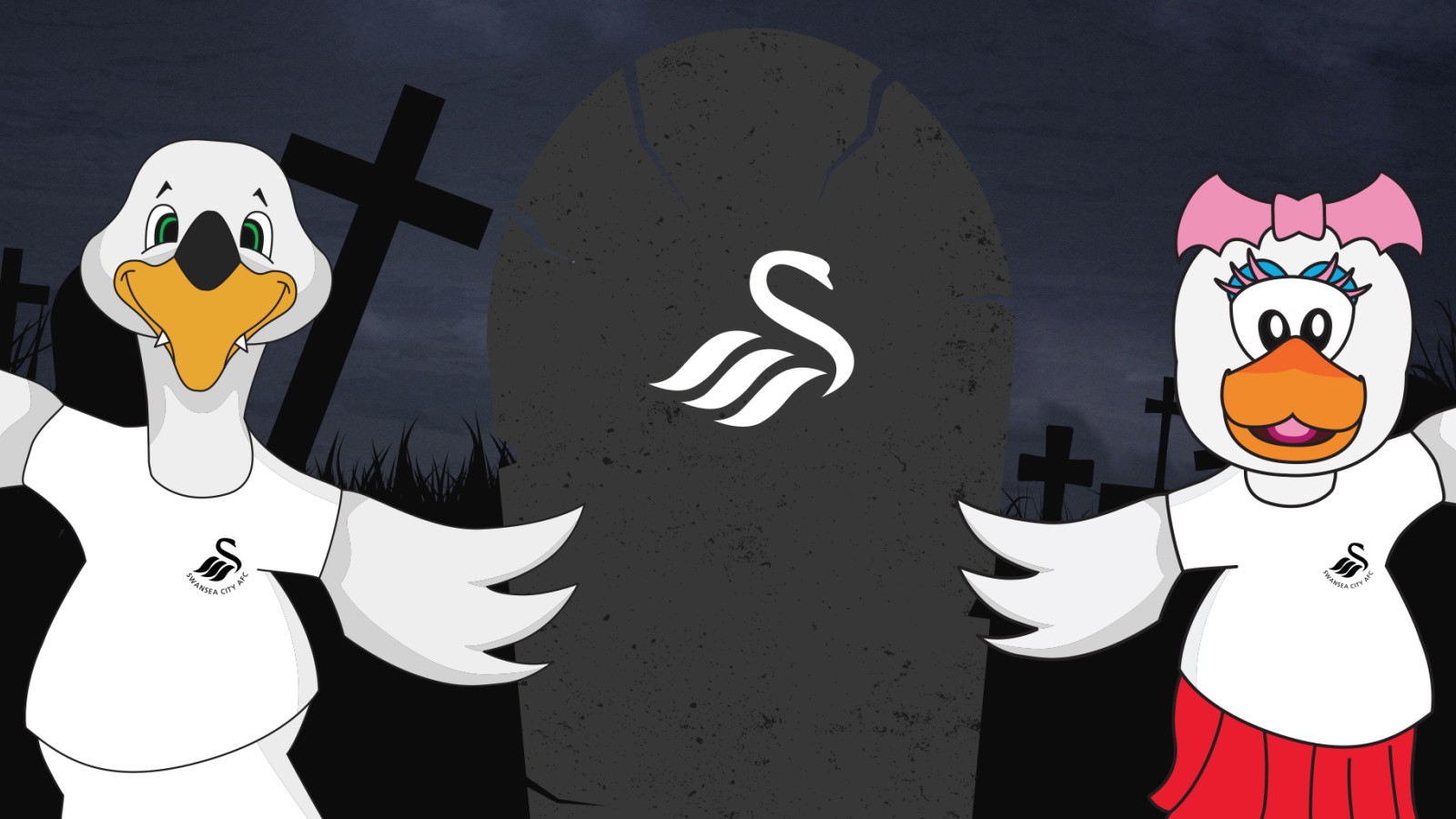 Young Swans fans get spooky | Swansea