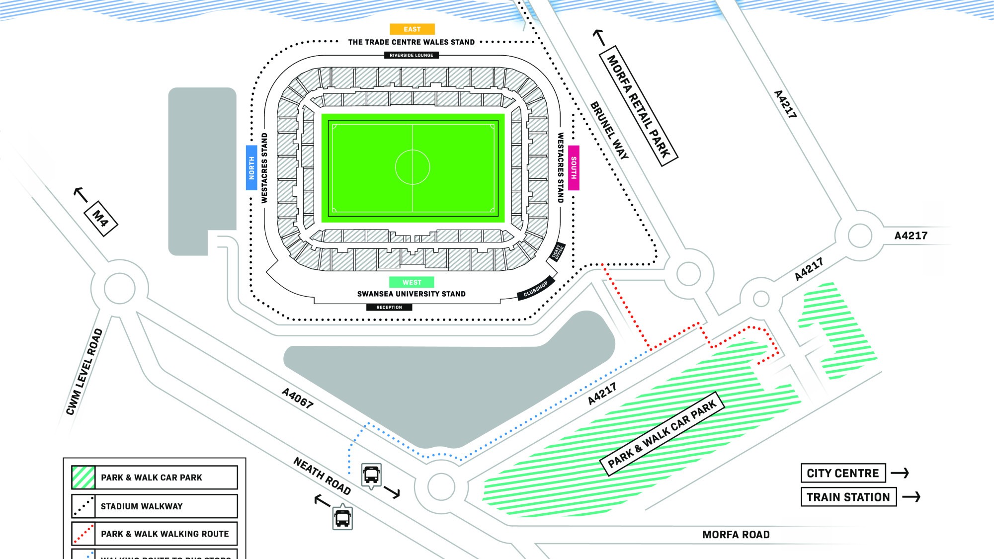 Travelling to the Swansea.com Stadium | Swansea