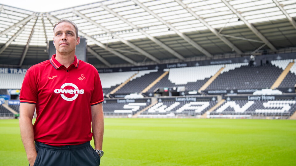 Gallery | Michael Duff and Andy Coleman face the media | Swansea