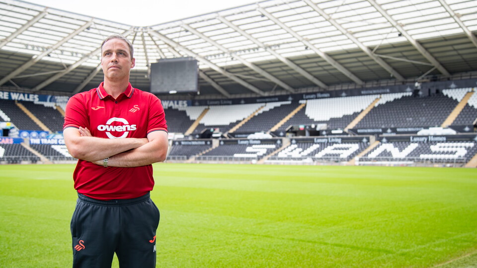 Gallery | Michael Duff and Andy Coleman face the media | Swansea