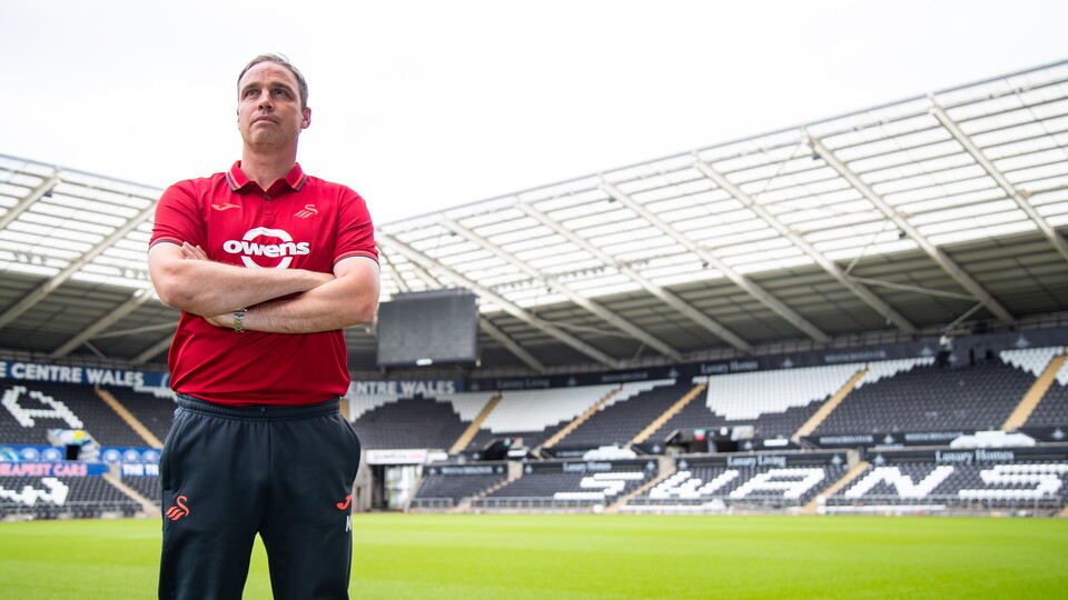 Gallery | Michael Duff and Andy Coleman face the media | Swansea