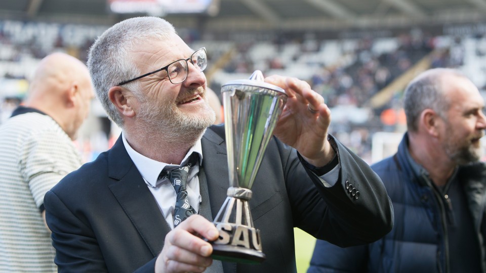 Gallery | 1994 Autoglass Trophy celebrations | Swansea