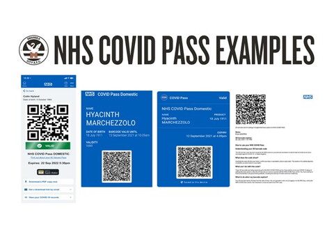Covid pass examples | Swansea